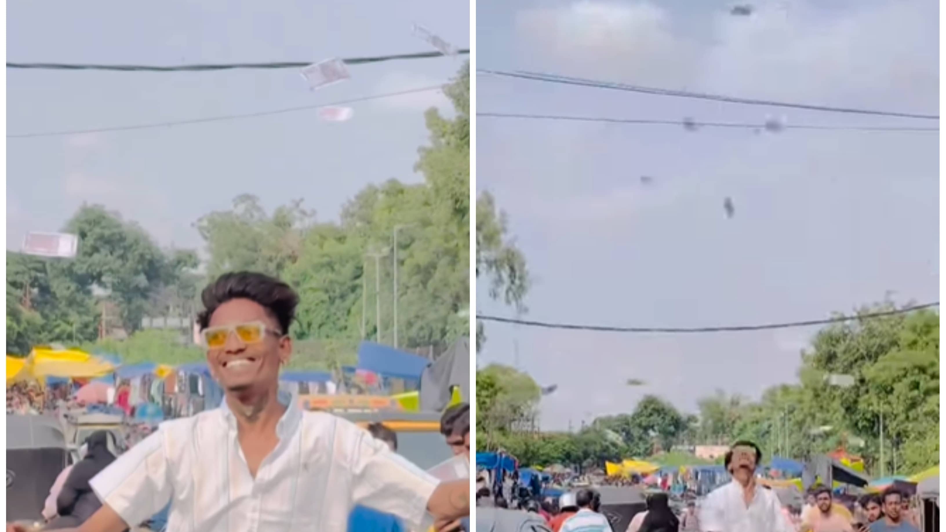 Hyderabad Youtuber Throws ‘50,000’ Cash Into the Air, See What Happen's ...