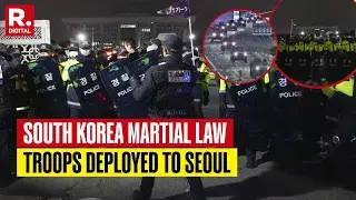 Martial Law in South Korea: Opposition Supporters Gather Outside ...