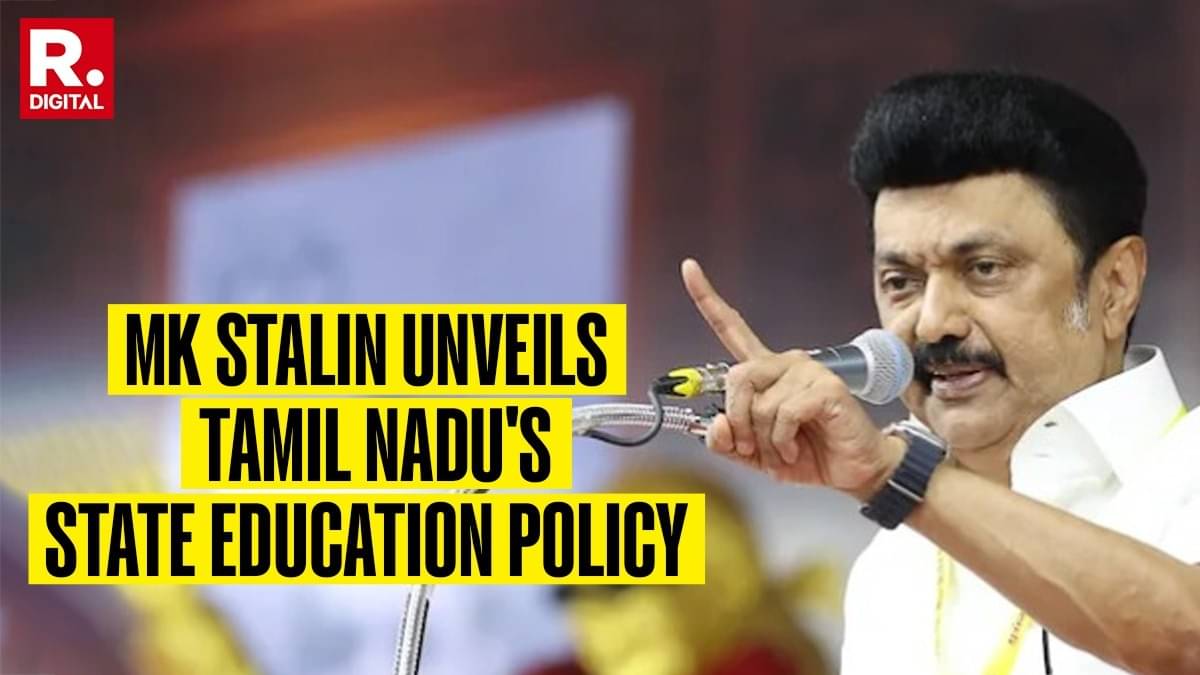 MK Stalin Unveils Tamil Nadu's State Education Policy, Counters Centers' NEP With Two-Language ...