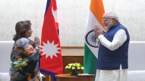 Nepal FM Arzu Rana Deuba Meets PM Modi, Hands Over Invite From PM Oli ...
