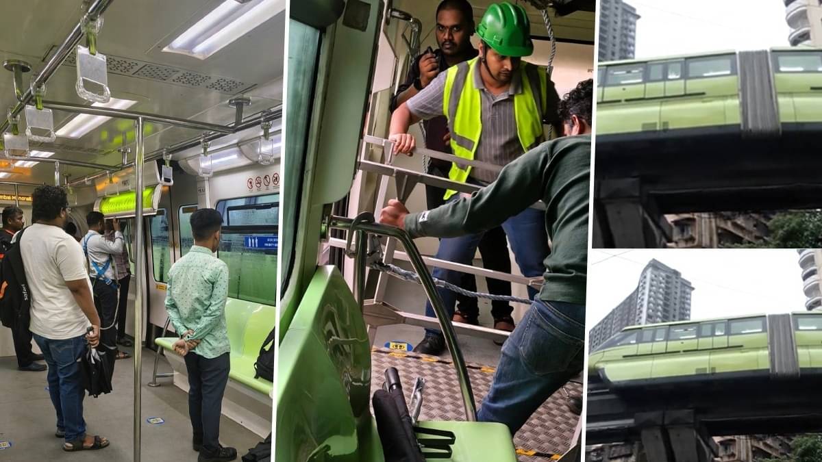 Mumbai Monorail Breaks Down Again: Train Stuck Between Antop Hill and GTB Nagar | Republic World