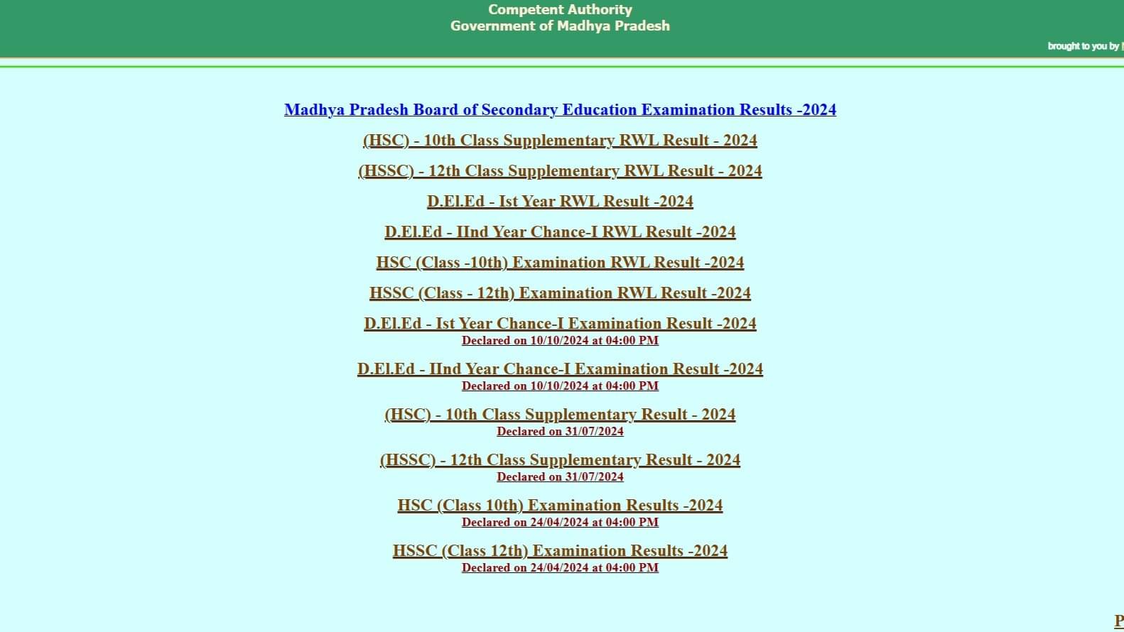 MP Board Class 10th, 12th Result 2025 OUT, Here's How to Check ...