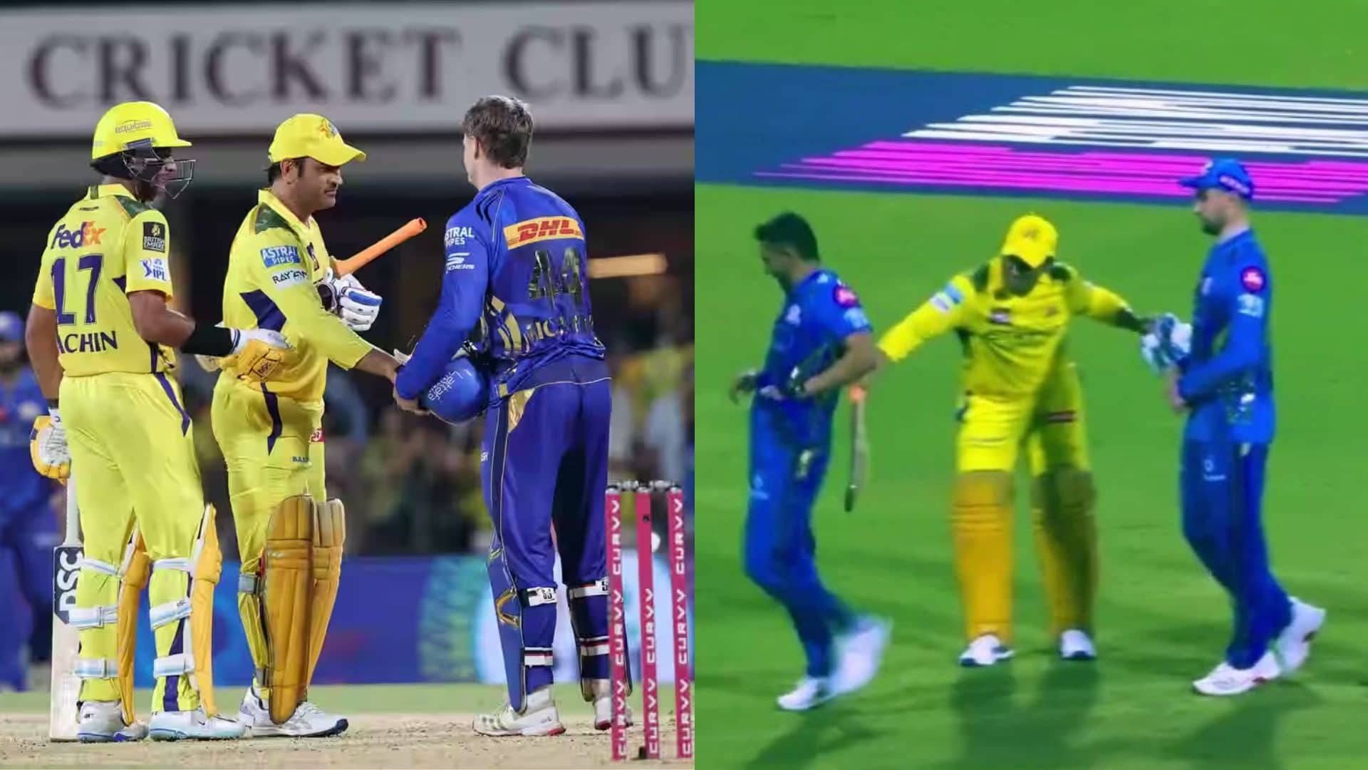 CSK vs MI: एमएस धोनी ने लाइव मैच में मुंबई के इस खिलाड़ी को दे मारा ...