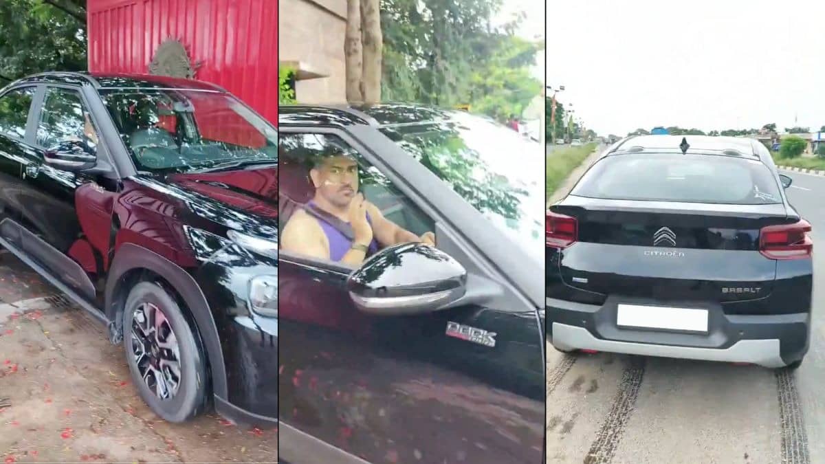 MS Dhoni Spotted in Citroen Basalt Dark Edition - Here’s Everything You Need to Know | Republic ...
