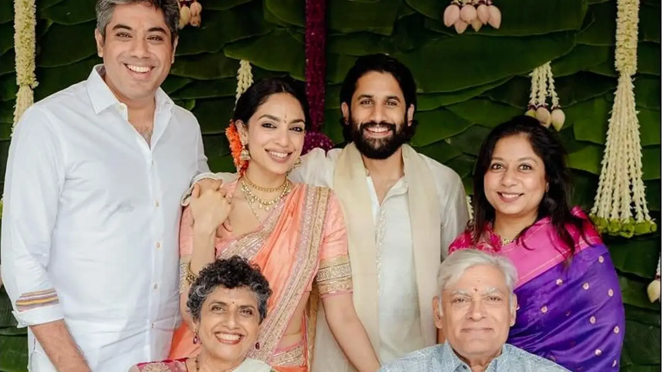 Naga Chaitanya-Sobhita's NEW Photos From Engagement With Mom Lakshmi Daggubati And Akkineni ...