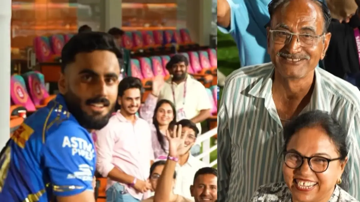 WATCH: Mumbai Indians Youngster Naman Dhir Greets Parents In Stands ...