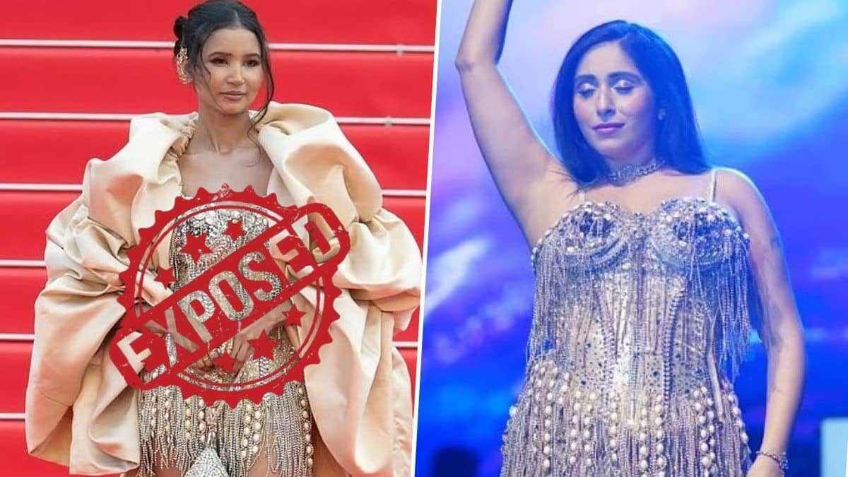 Nancy Tyagi Passes Off Store-Bought Outfit As 'Self-Stitched' At Cannes 2025? Neha Bhasin's ...