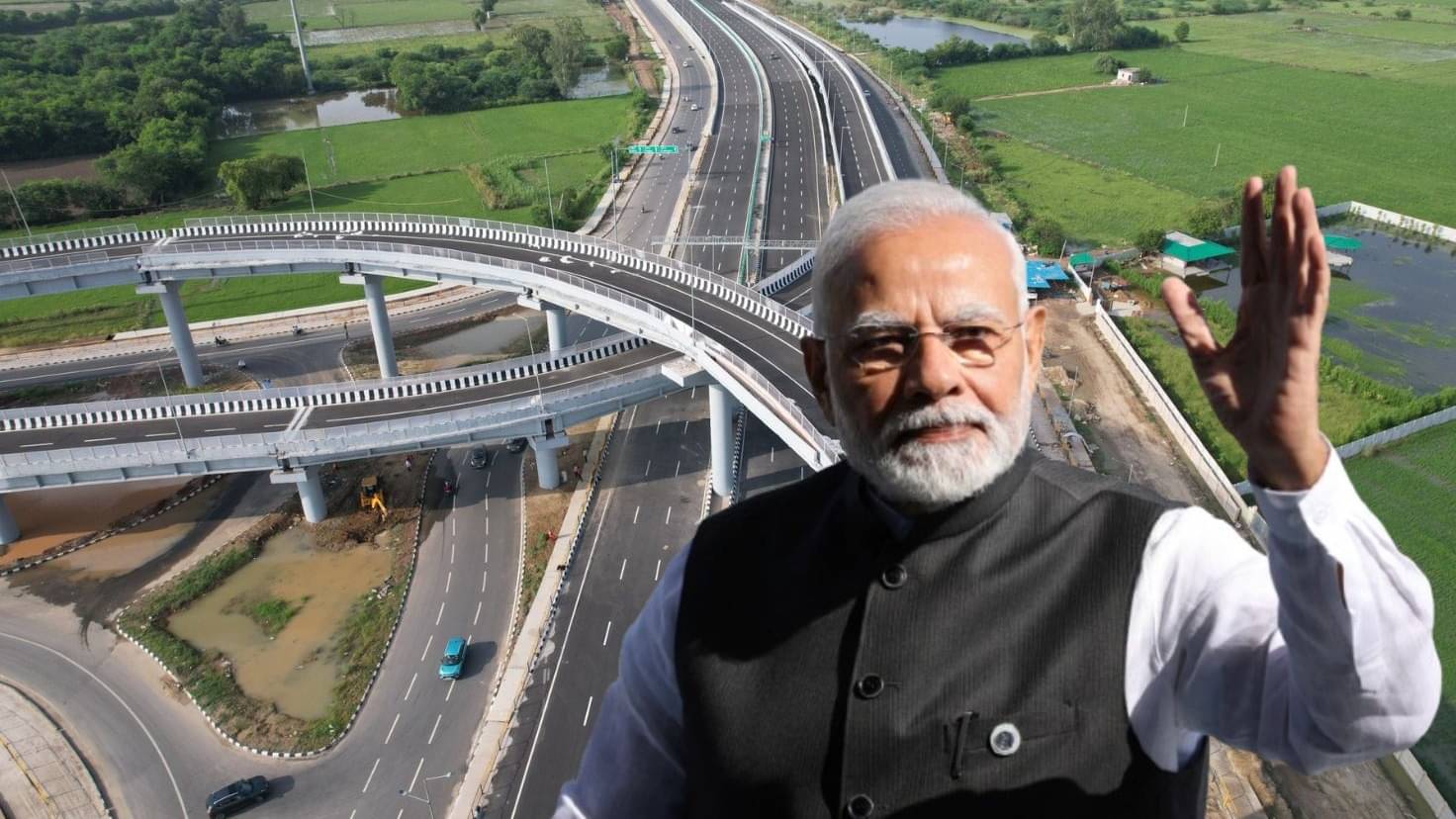 PM Modi Dedicates Rs 11,000 Crore Dwarka Expressway And UER-II Projects ...