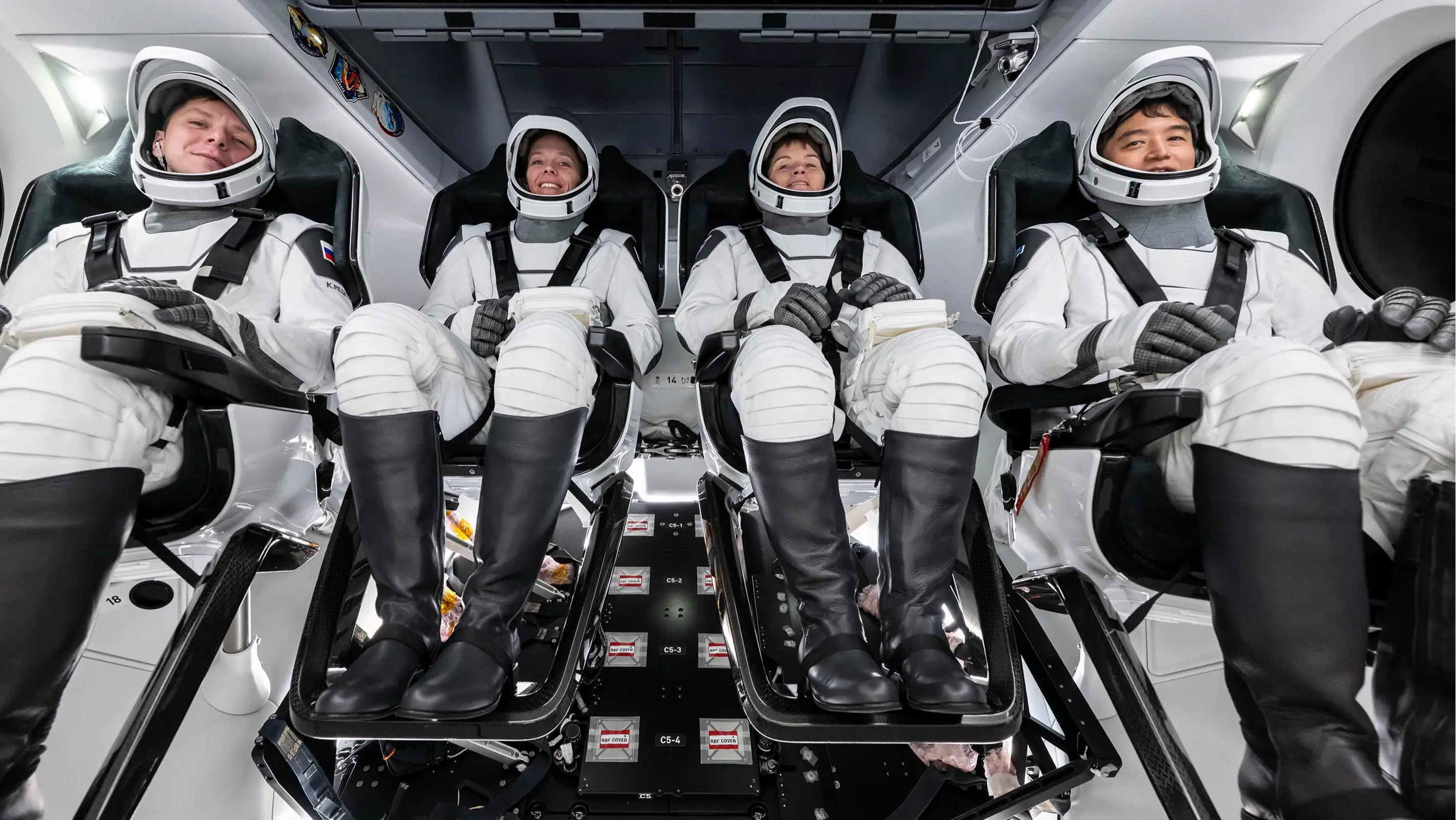 SpaceX Crew Capsule Arrives At The International Space Station, To ...