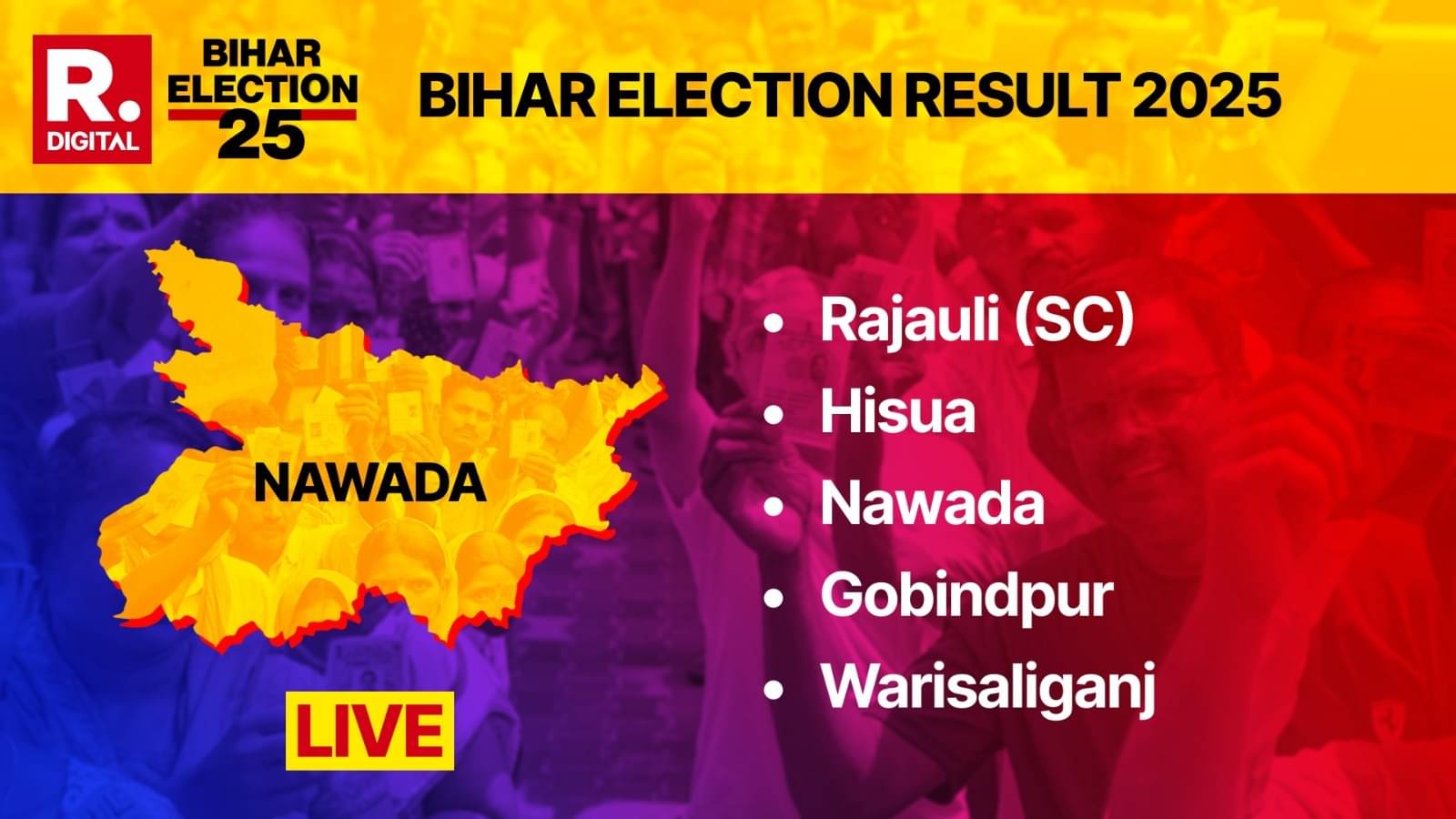 Nawada Bihar Election Result Live 2025: JD(U)’s Vibha Devi Leads, RJD’s ...
