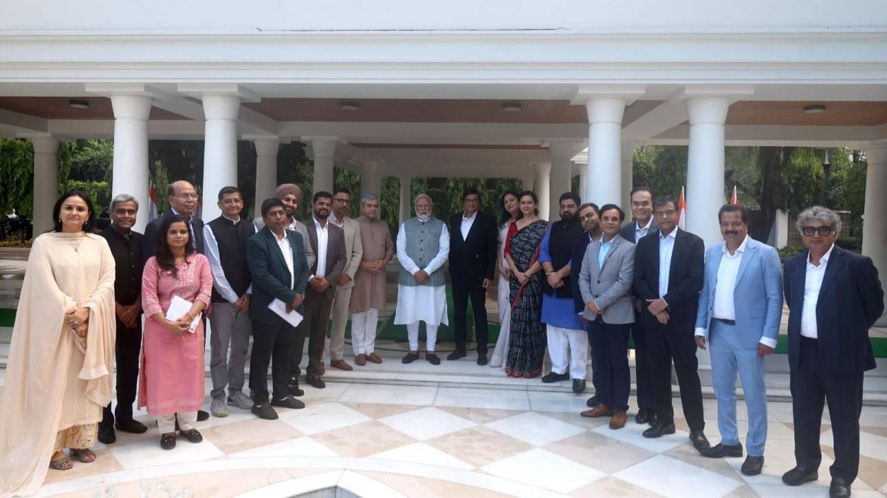 NBF Meets PM Modi, Discusses Issues and Challenges of India's Broadcast ...