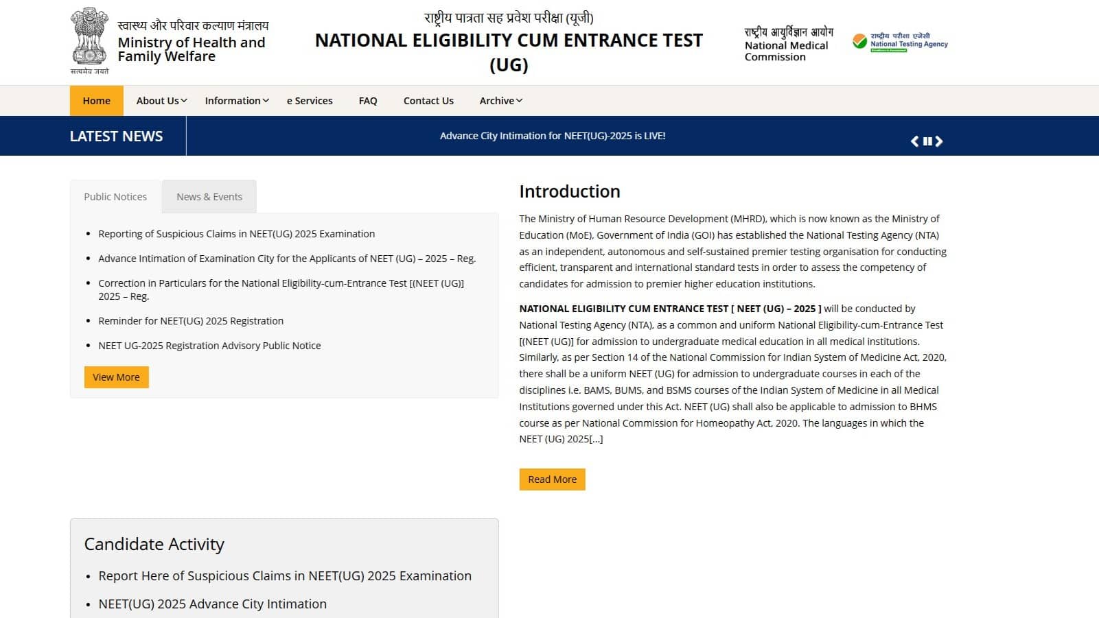 NEET UG Admit Card 2025: NTA to Release Hall ticket by May 1 at neet.nta.nic.in, Know How to ...