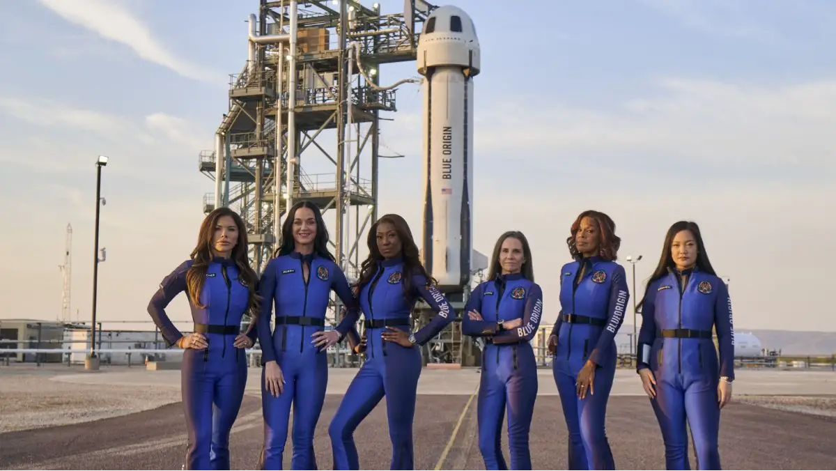 'Wasteful Wokeness': Netizens Bash Jeff Bezos' Historic All Women Blue ...