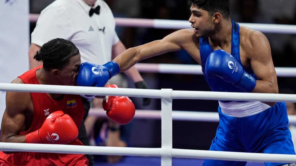 Boxer Nishant Dev One Step Away From Medal At Paris Olympics, Enters ...