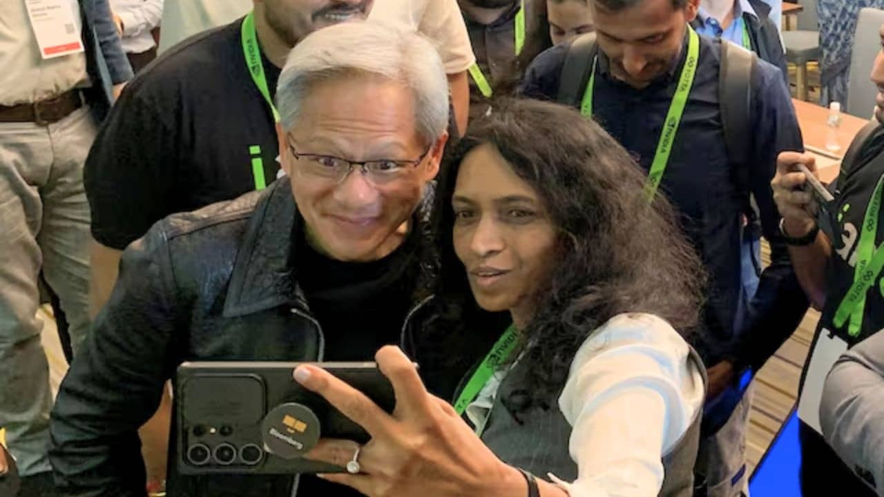 Nvidia CEO Jensen Huang gets rock star treatment from India's tech ...