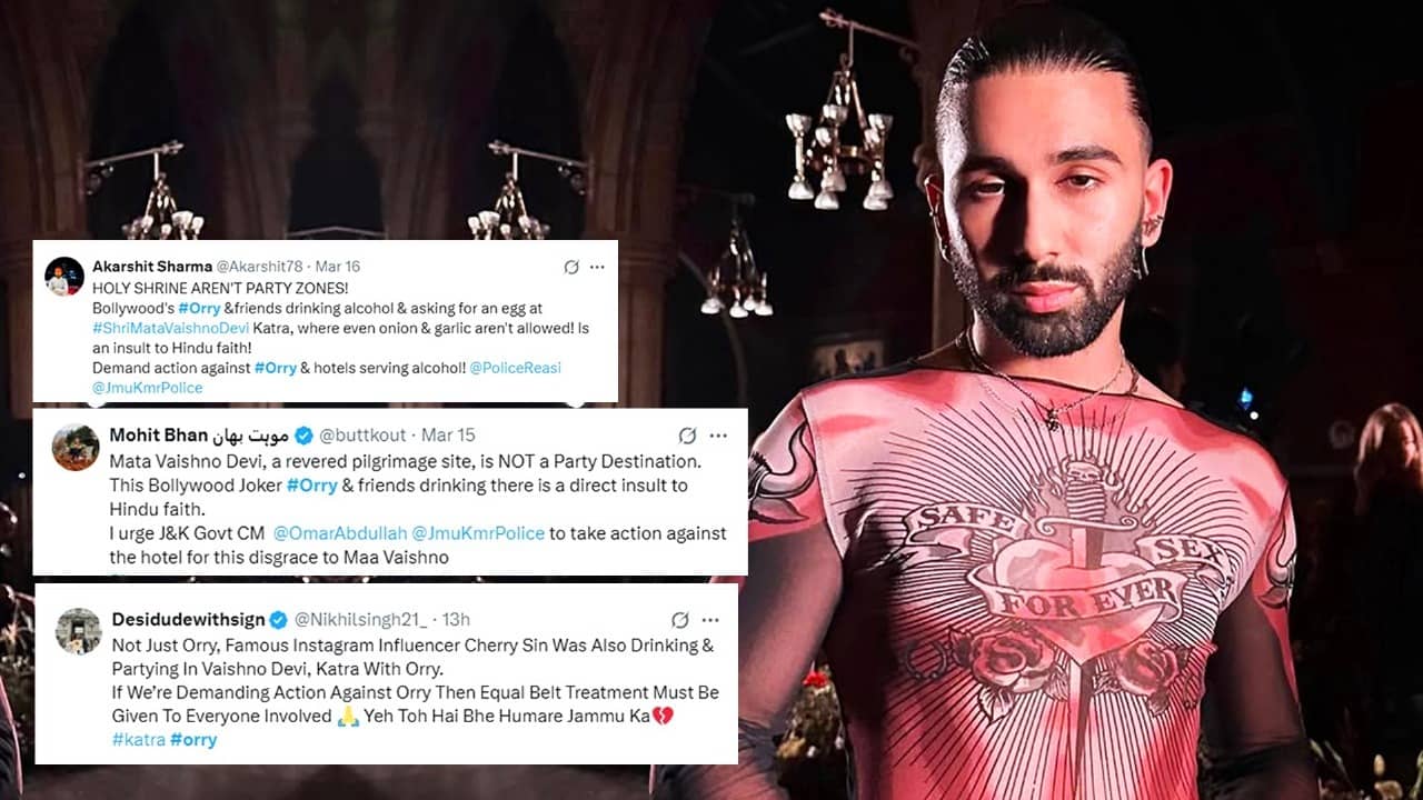 Orry Vaishno Devi Alcohol Controversy: 'Holy Shrines Aren't Party Zones', Netizens Demand Strict ...