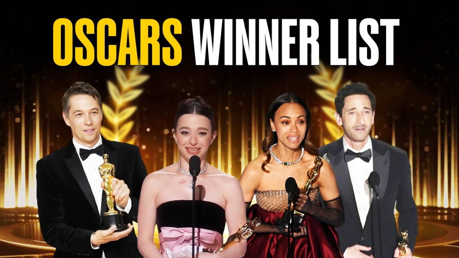 Oscars 2025 Winners: एड्रिअन ब्रॉडी को बेस्ट एक्टर, मिकी मेडिसन रहीं बेस्ट एक्ट्रेस, किसे मिला ...