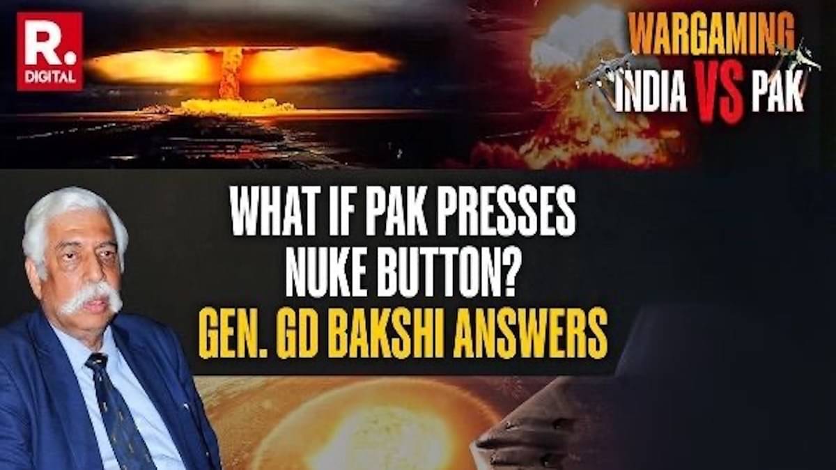 Pakistan Will Cease To Exist If It Uses Nuclear Bomb: GD Bakshi's ...