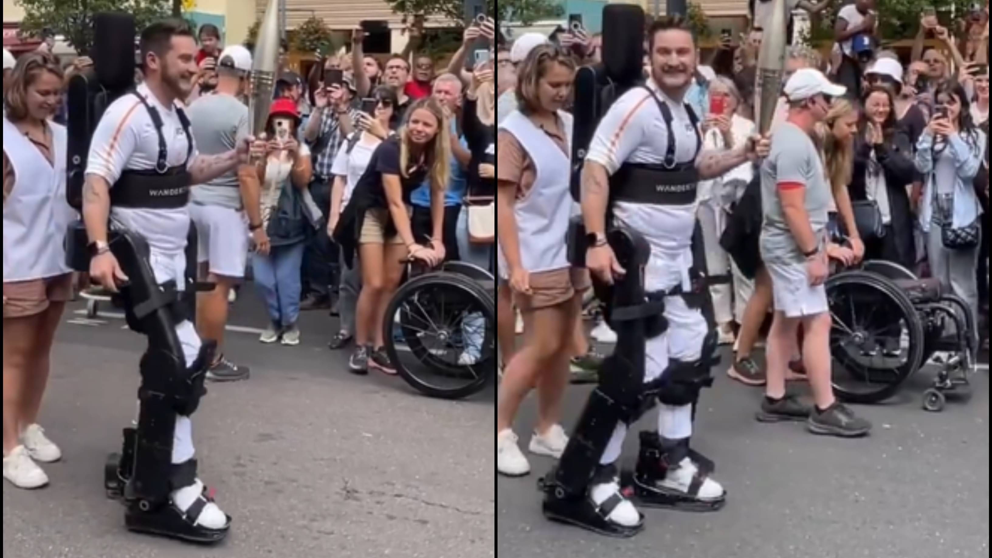 “Flame of Hope”: Paraplegic French Tennis Player Kevin Piette Carries ...