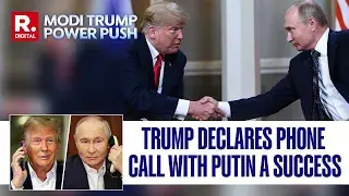 VIDEO: 'Phone Call With Putin Was Successful': Trump On Efforts To End ...