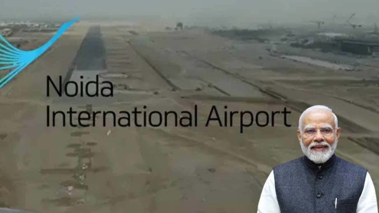 Noida International Airport: First Flight Lands - See PM Narendra Modi ...