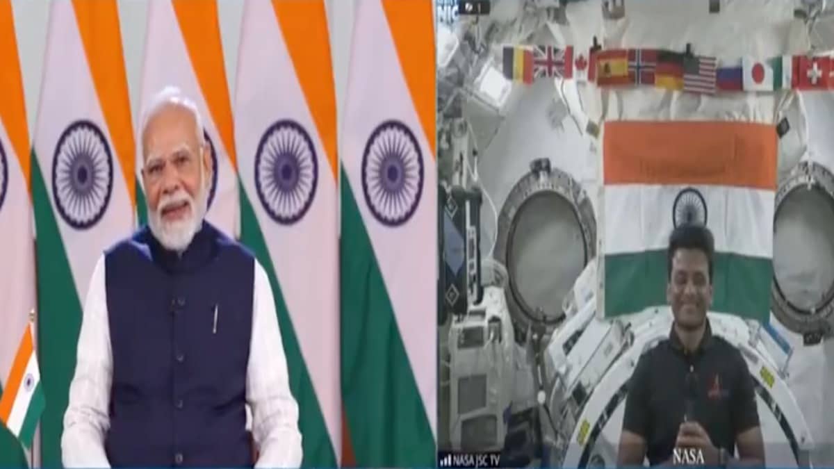 PM मोदी ने अंतरिक्ष से किया सीधा संवाद, ISS पर मौजूद ग्रुप कैप्टन ...