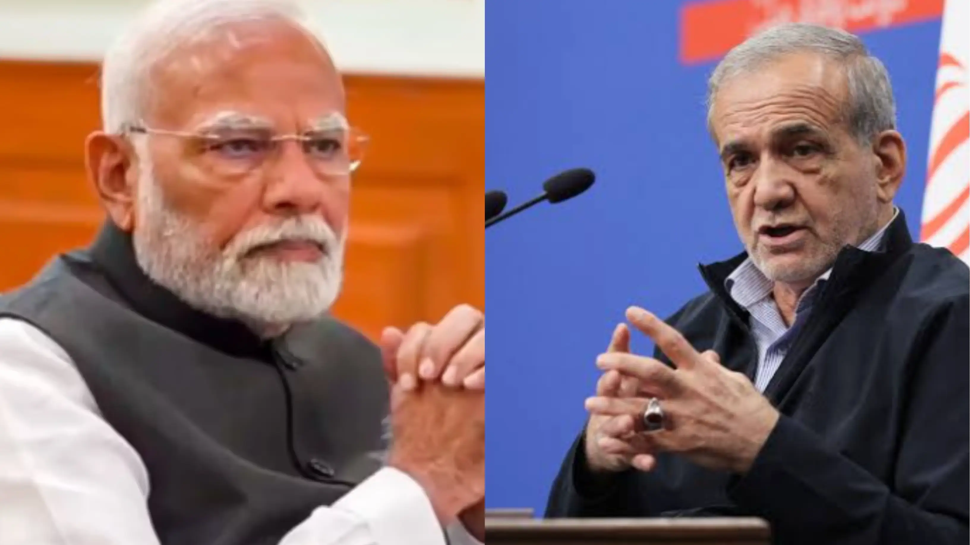 PM Narendra Modi-Iranian President Masoud Pezeshkian Hold 45-Minute ...