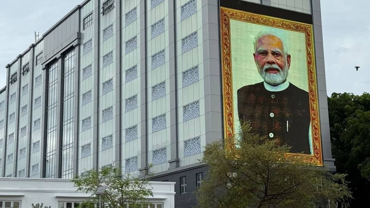 Maldives New Defence Building In Male Features PM Modi's Photo, Big ...