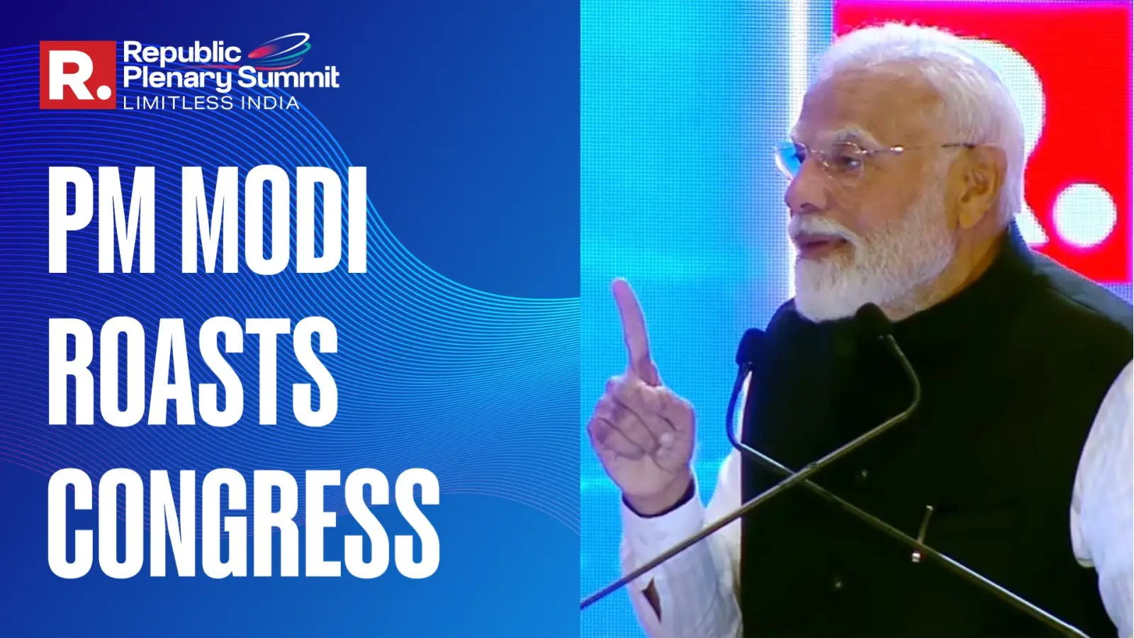 Crushed Dreams, Lost Hopes: PM Modi Tears Into Congress At Republic Plenary Summit | WATCH ...