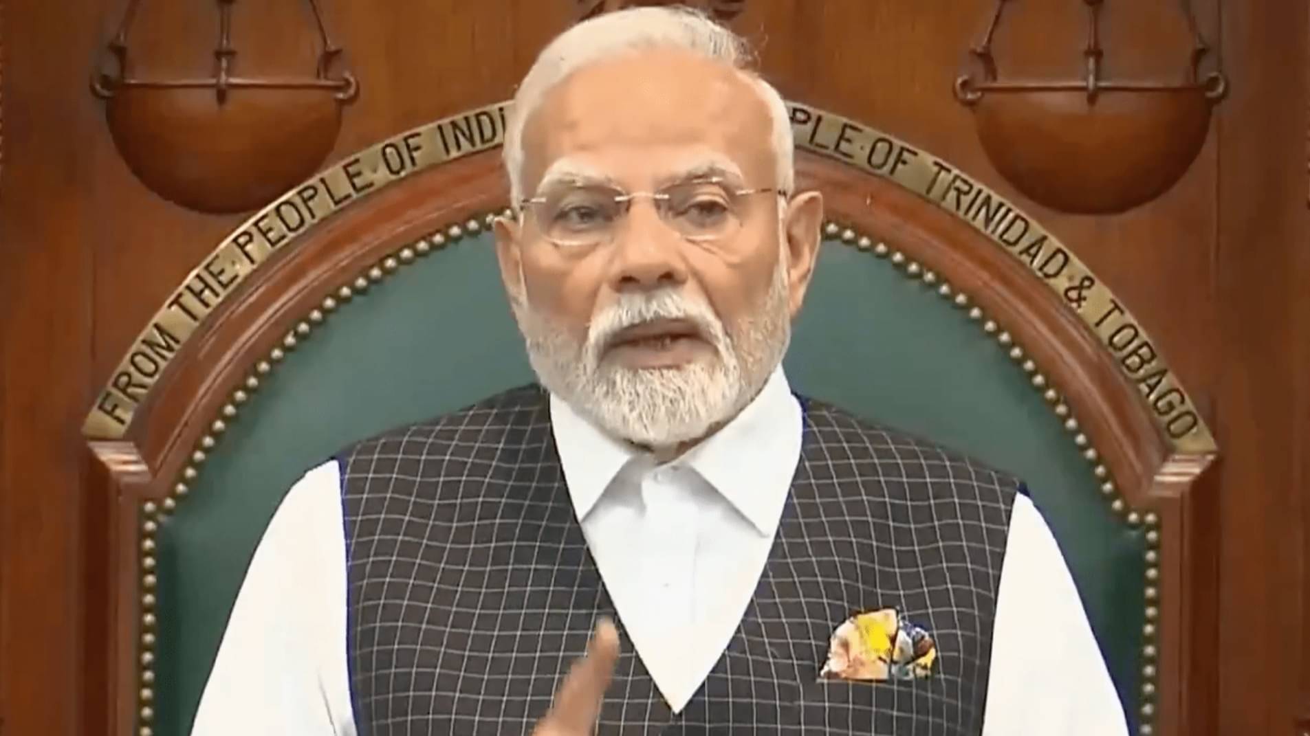 Humbled To Be First Prime Minister of India to Address Parliament of Trinidad and Tobago: PM ...