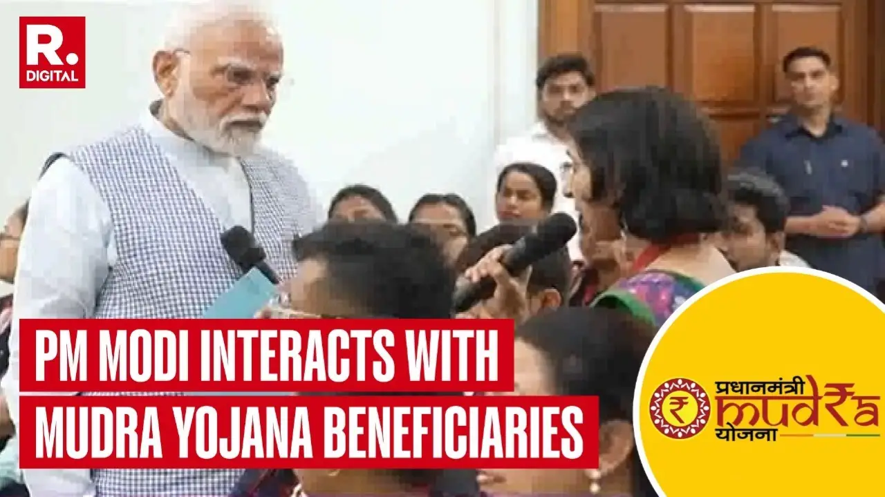 PM Modi Interacts With Mudra Yojana Beneficiaries, Celebrates 10 Years ...