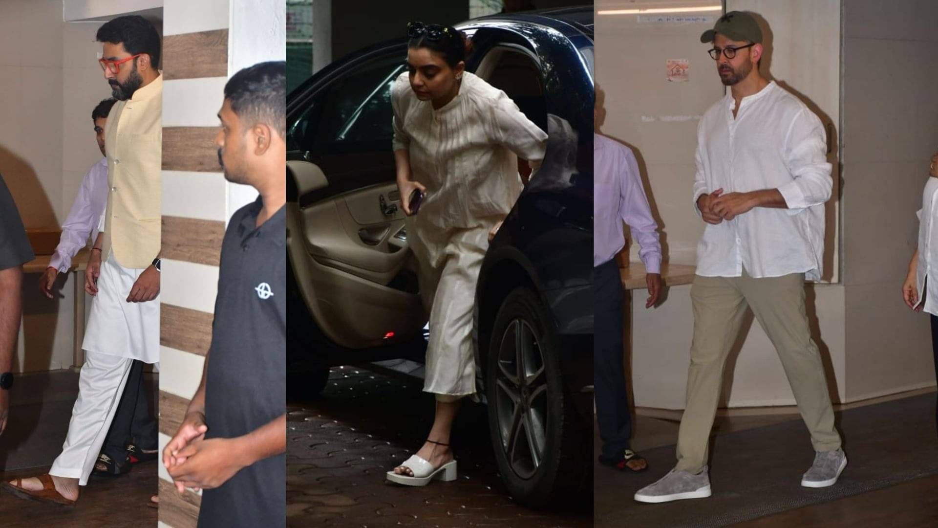 Hrithik Roshan, Vaibhavi Merchant, Sania Mirza Stand By Farah Khan ...