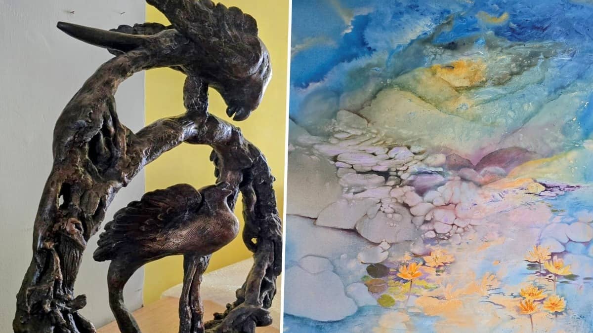 Prenita Dutt Brings A Medley Of Paper, Canvas, Clay And Stone Artworks ...