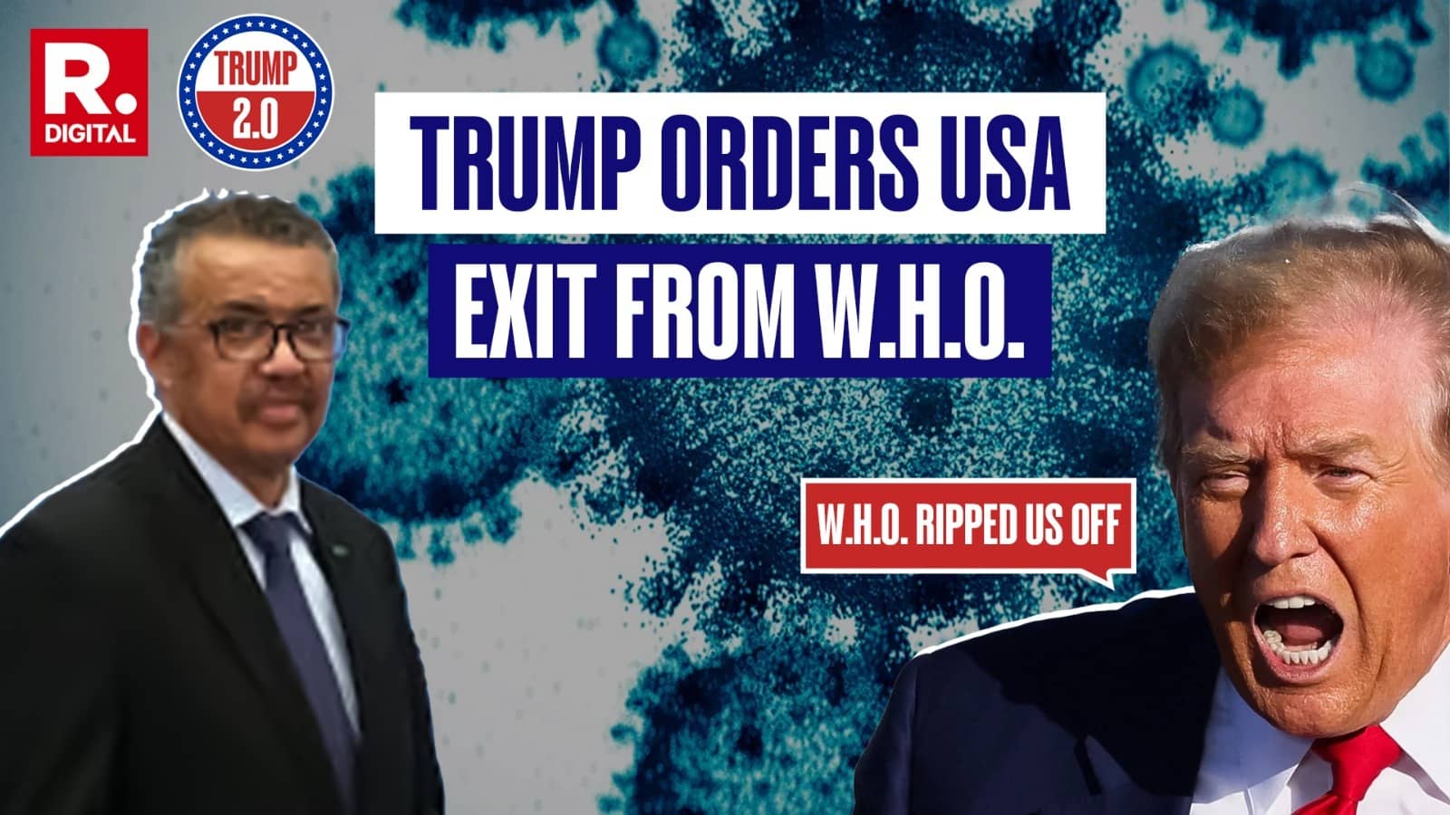 Trump Withdraws US from WHO Hours After Taking Office, Says Global ...