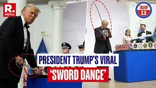 VIDEO: President Trump's Epic 'Sword Dance' at Inaugural Ball leaves ...