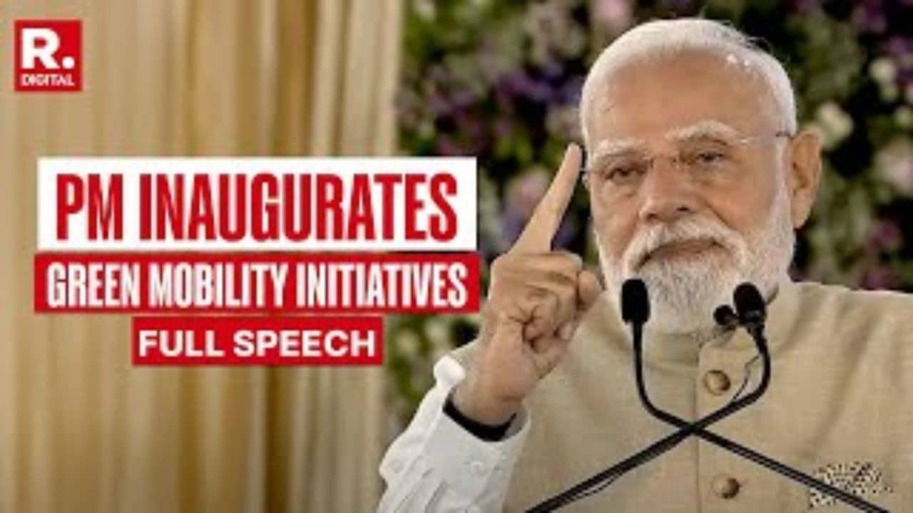 PM Modi Launches Green Mobility Projects From Hansalpur | Republic World