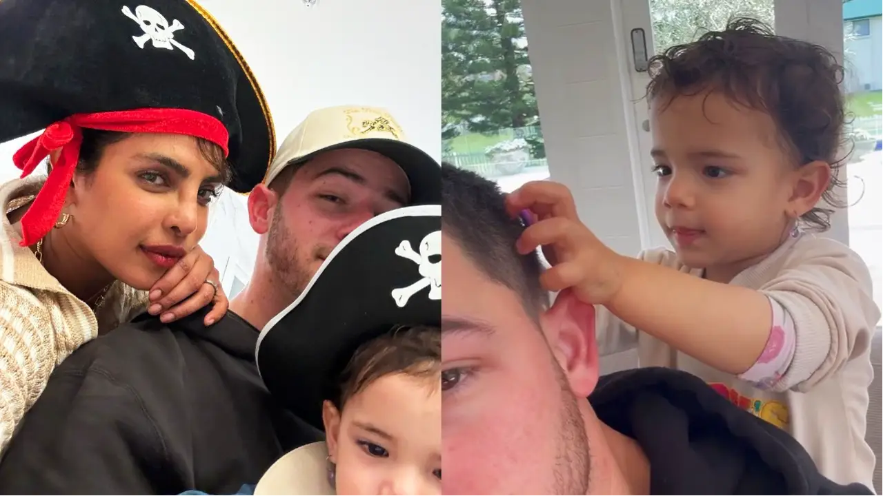 जब मालती ने काटे पापा निक के बाल, बाद में ओह माय गॉड बोलकर प्रियंका की ...