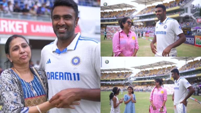 R Ashwin Shares a Heartfelt Moment With Wife & Kids After India’s ...