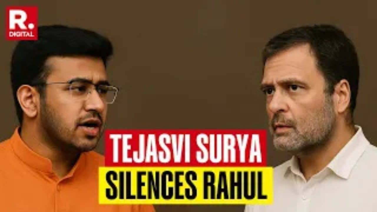 Rahul Gandhi Alleges Opposition Is Being Silenced, Tejasvi Surya Hits ...