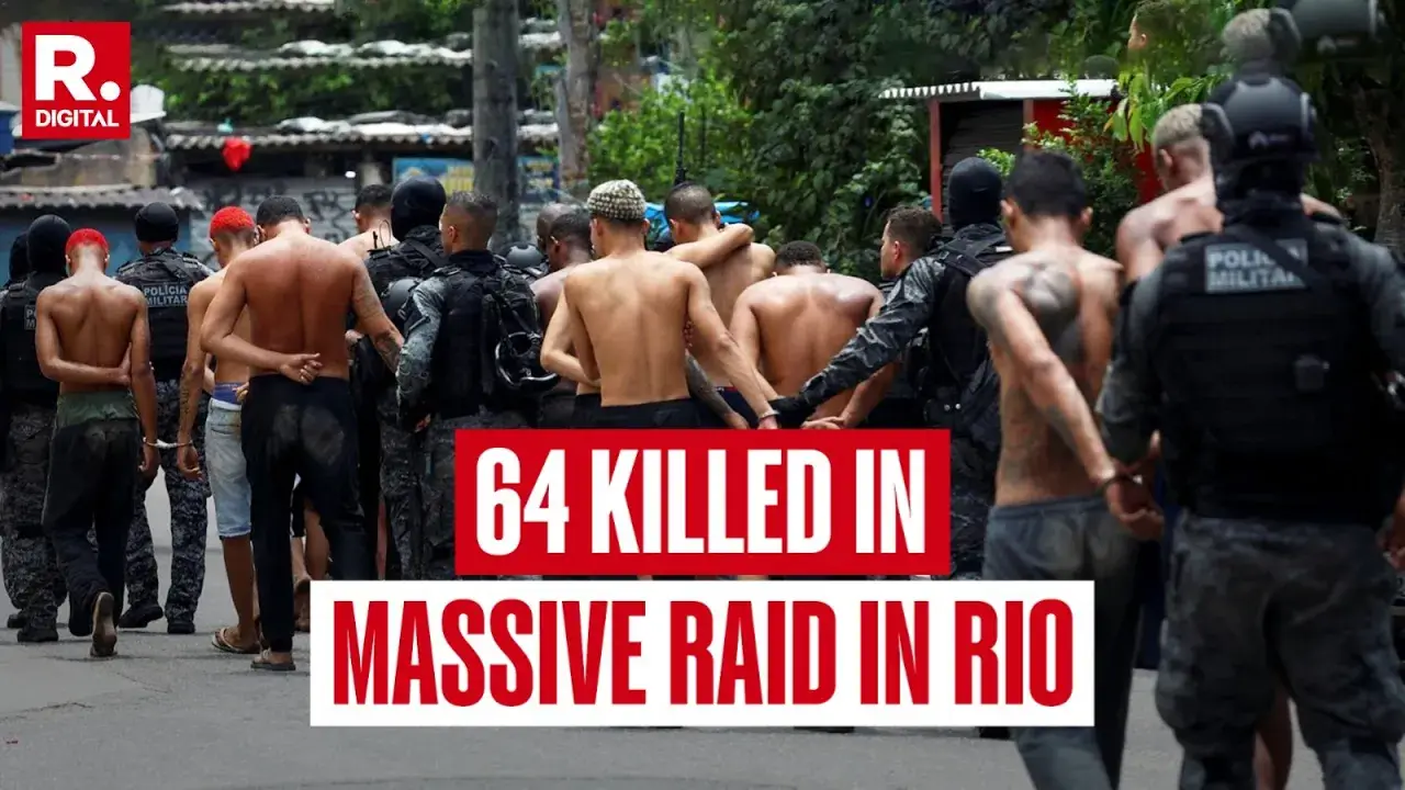 Rio’s Deadliest Police Raid: 64 Suspects Killed In Massive Drug Gang ...