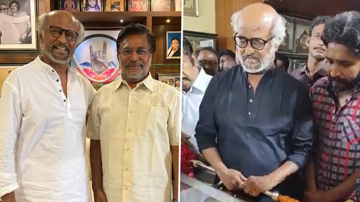 Rajinikanth Pays Last Respect To Tamil Actor Rajesh At His Residence ...