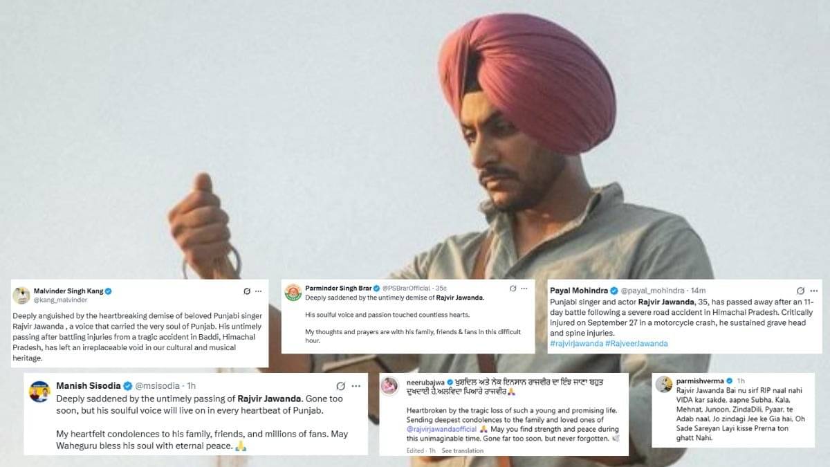 Rajvir Jawanda Dies At 35: Punjab CM, Celebrities And Other Politicians ...