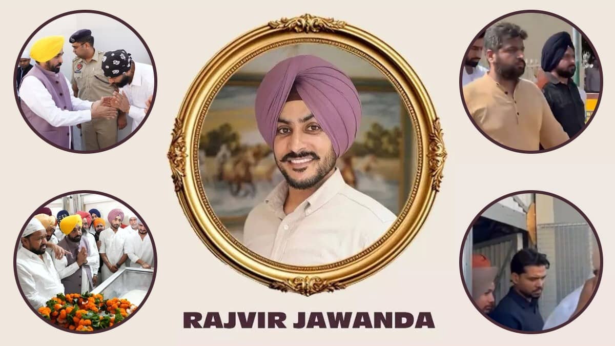 Rajvir Jawanda Funeral: Punjab CM Bhagwant Mann, Punjabi Artists Arrive ...