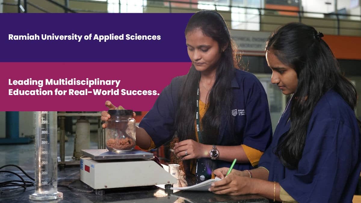 Ramaiah University of Applied Sciences: A Premier Destination for Future-Ready Education ...