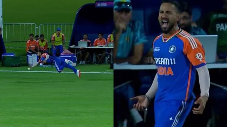 IPL Winner Ramandeep Singh Takes Greatest Catch Ever In India vs ...