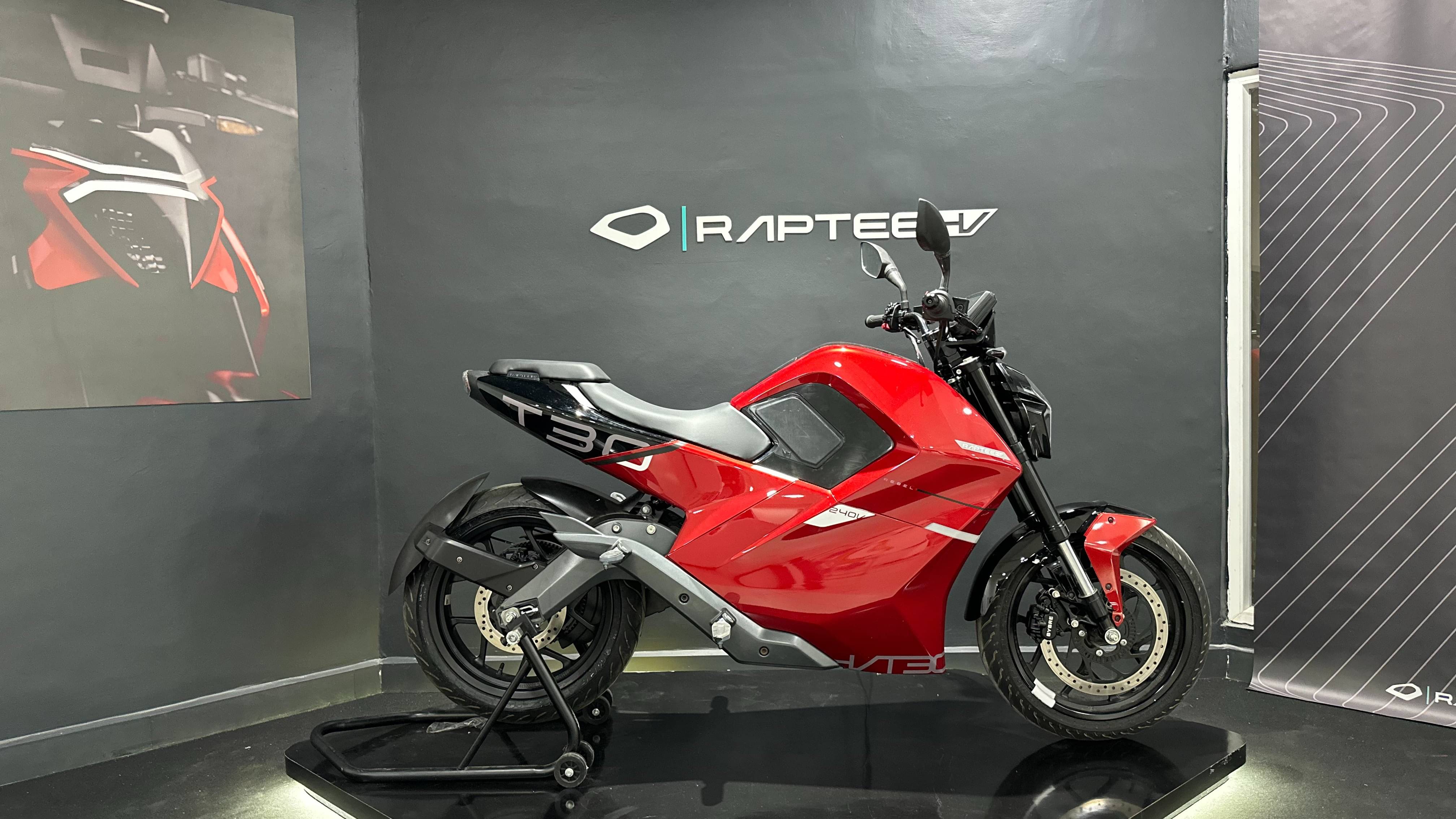 Raptee.HV T 30 Electric Motorcycle Launched at Rs 2.39 lakh In India ...