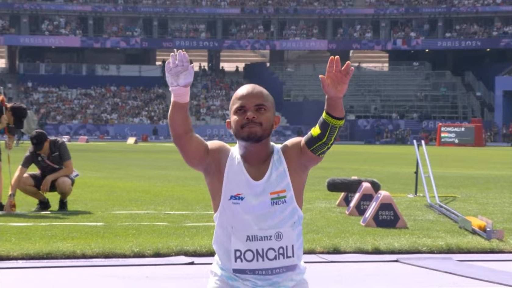 Ravi Rongali finishes 5th in F40 shot put final, Rakshita Raju bows in ...