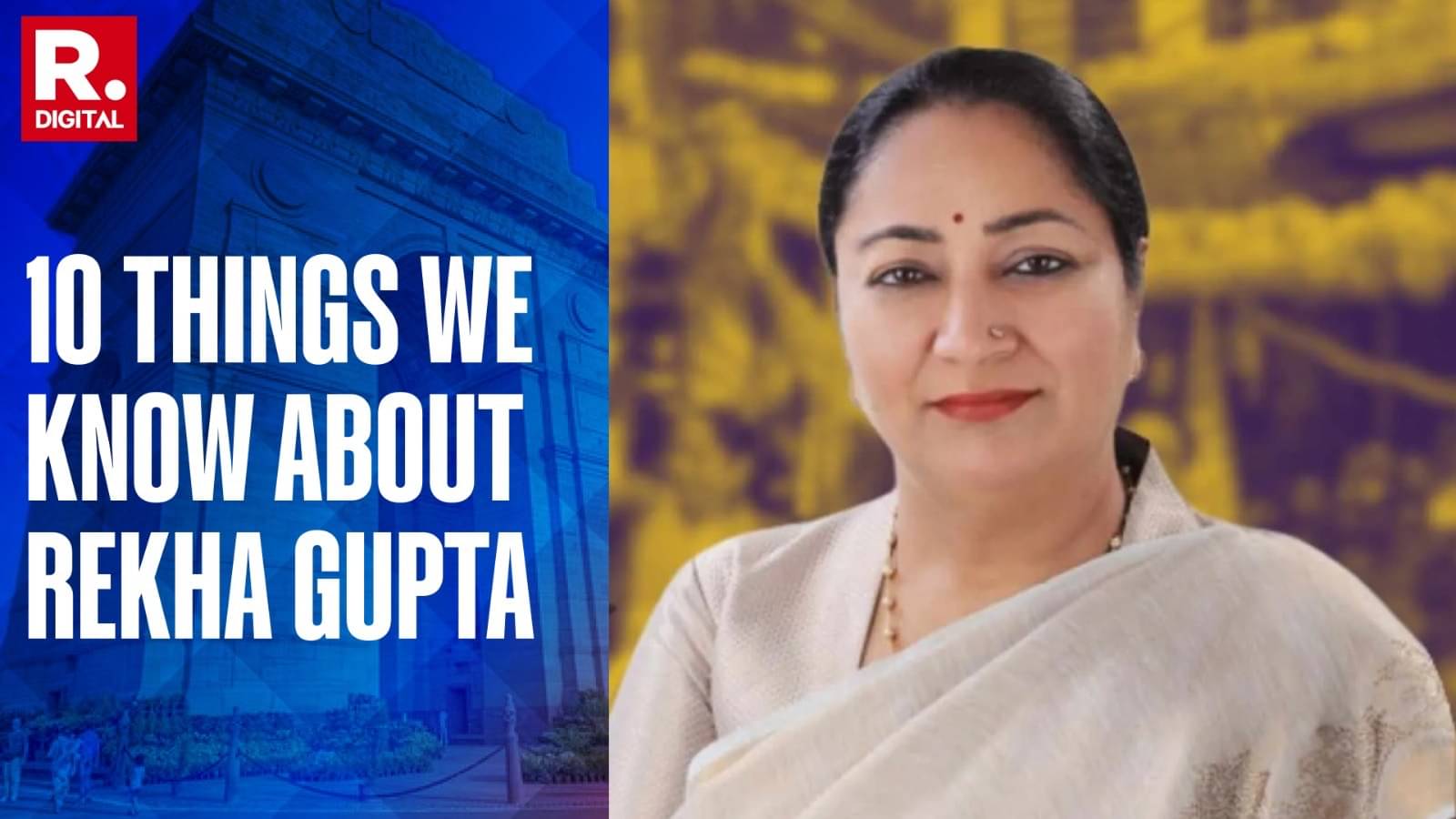 Rekha Gupta: 10 Things You Would Like To Know About New Delhi CM | Republic World