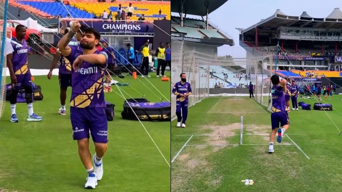 WATCH | KKR Introduces Innovative Spin Firearm As Batter Rinku Singh Takes Up Bowling Practice ...