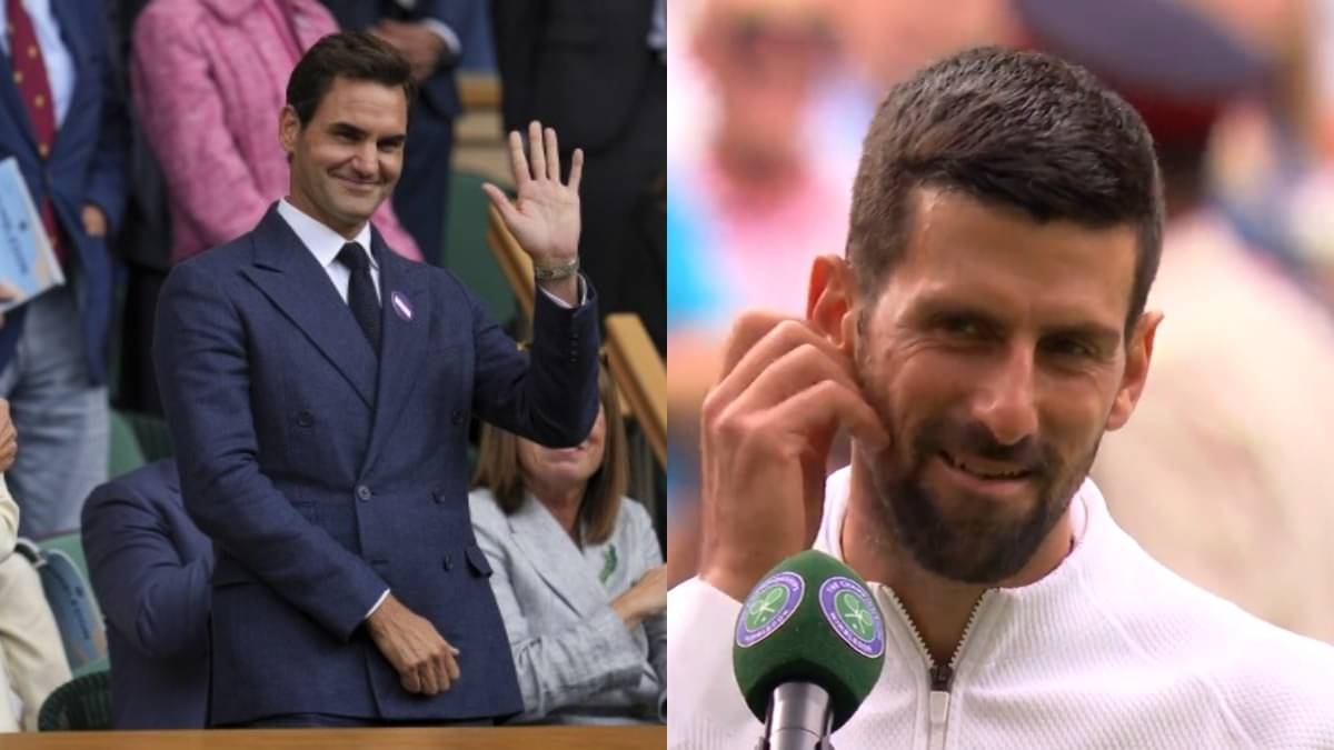 'Probably The First Time...': Novak Djokovic Cheekily Roasts Roger Federer After Entering ...